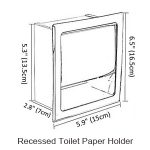 Recessed Toilet Paper Holder Size – Knowledge Base