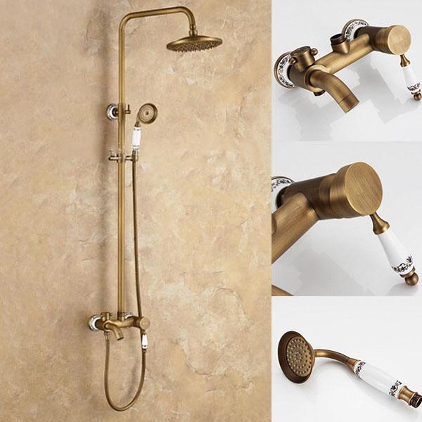 Best Bathroom Shower Faucets, Brass Shower Fixtures, Exposed Shower System
