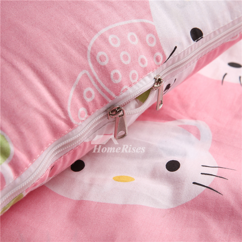 Cute Kids Cartoon Animal Memory Foam Pink Throw Pillows