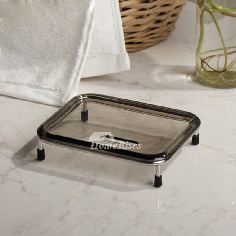 Clawfoot Rectangular Shaped Stainless Soap Dish