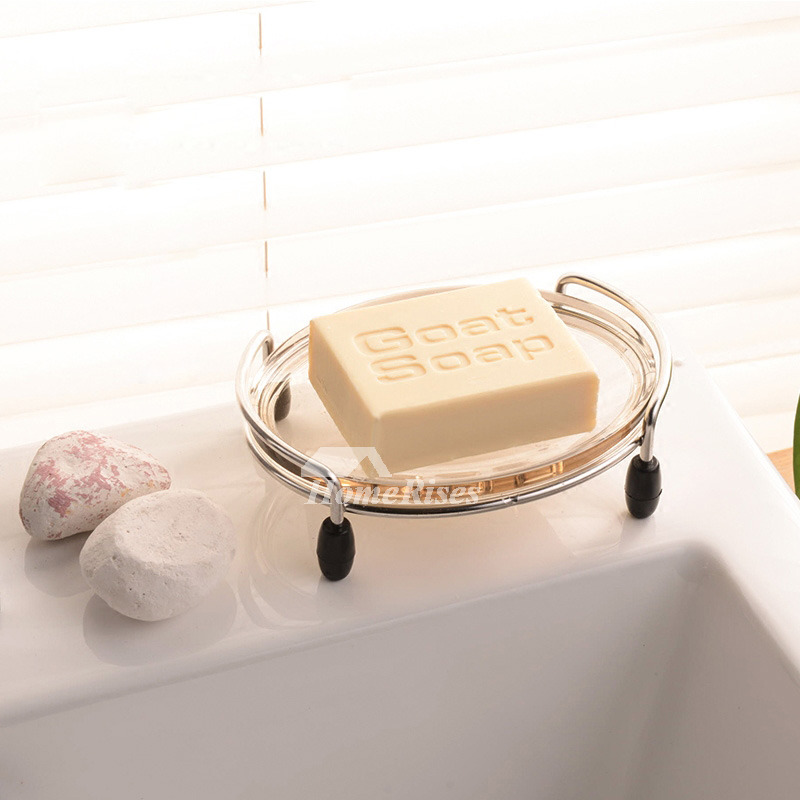 Clawfoot Rectangular Shaped Stainless Soap Dish