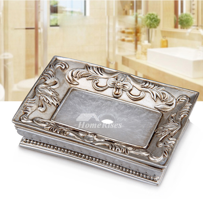 Creative Free Standing Rectangular Shaped Vintage Soap Dish