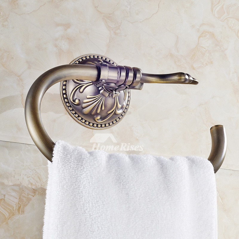Design Wall Mount Antique Bronze Vintage Towel Ring
