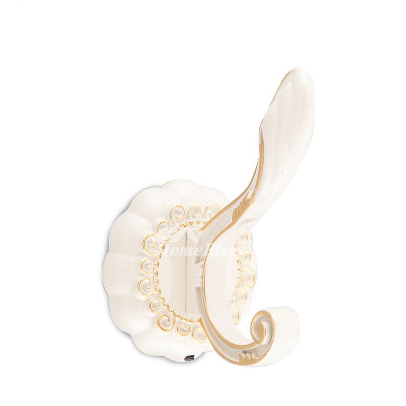 Modern Robe Hook No Drill Bathroom Zinc Alloy