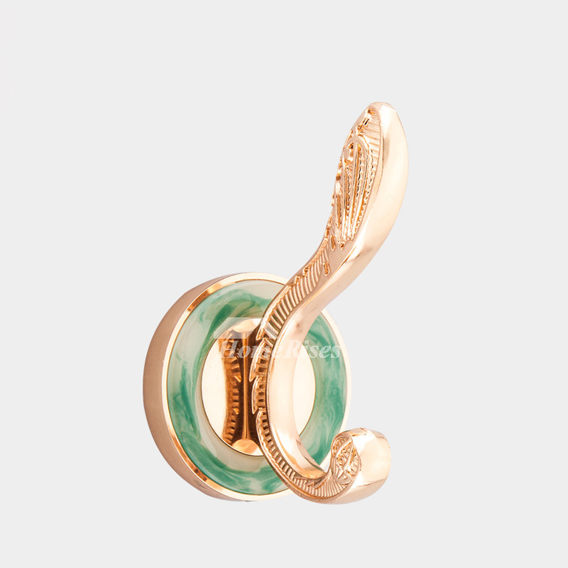 Modern Robe Hook No Drill Zinc Alloy Bathroom