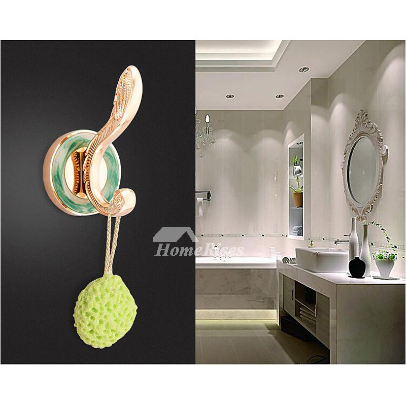 Modern Robe Hook No Drill Zinc Alloy Bathroom