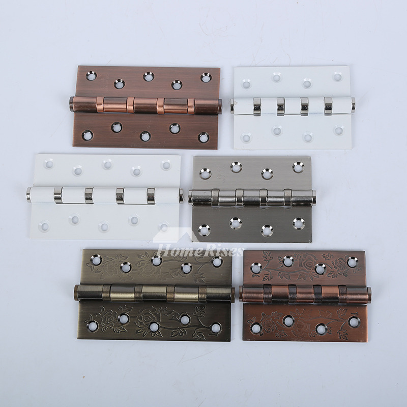 Antique Bronze Door Hinges No Slot 5 inch 2 Pcs Stainless Steel