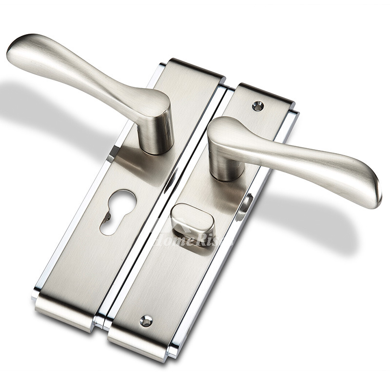 Best Door Locks Zinc Alloy Double Cylinder Deadbolt Brushed Silver