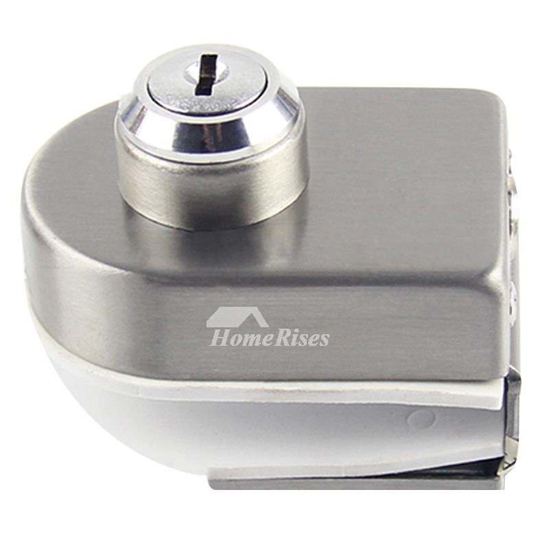 Double Door Lock Stainless Steel Silver Brushed Simple Solid