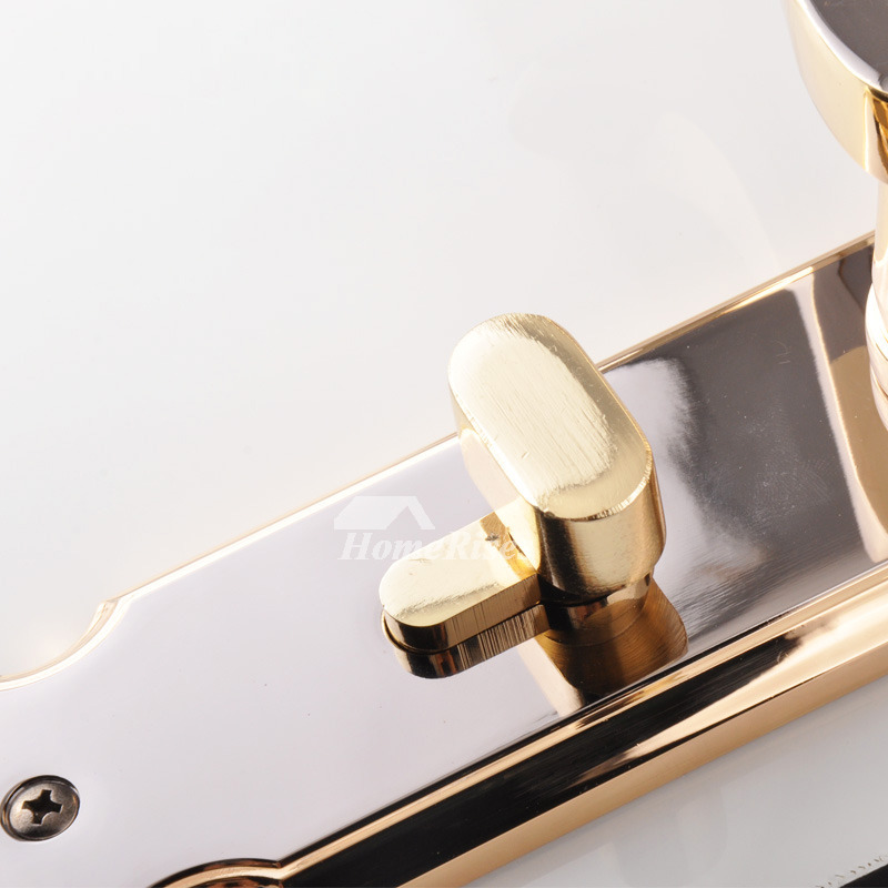 Modern Mortise Lock Zinc Alloy Polished Silver Bedroom