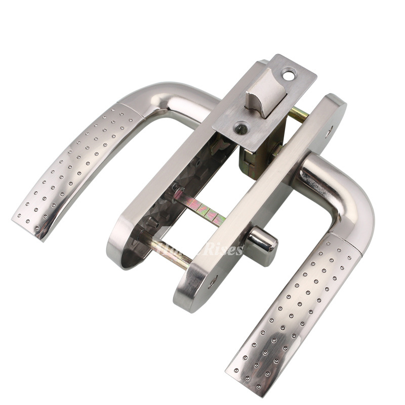 Best Front Door Locks Brushed Zinc Alloy Silver Modern Without Key