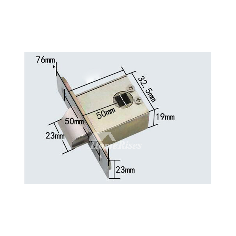 Best Front Door Locks Brushed Zinc Alloy Silver Modern Without Key