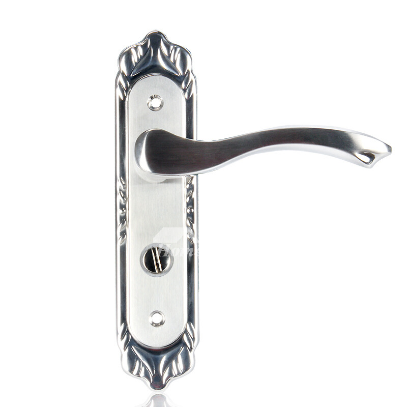 Solid Stainless Steel Silver Door Locks And Handles Without Key