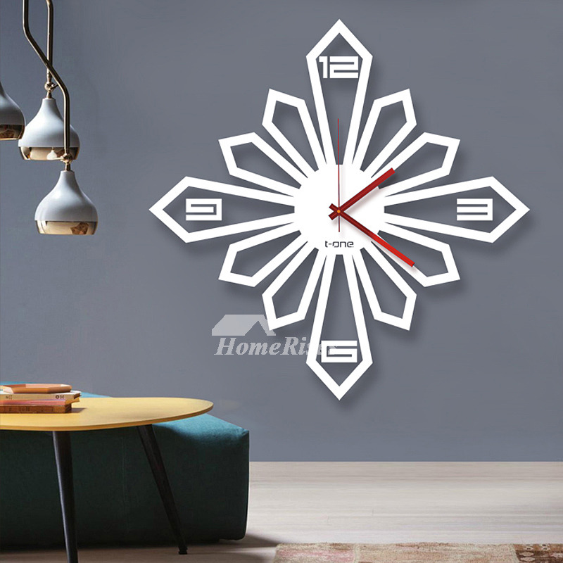 Unusual Wall Clocks Decorative Hanging Creative Acrylic Living Room