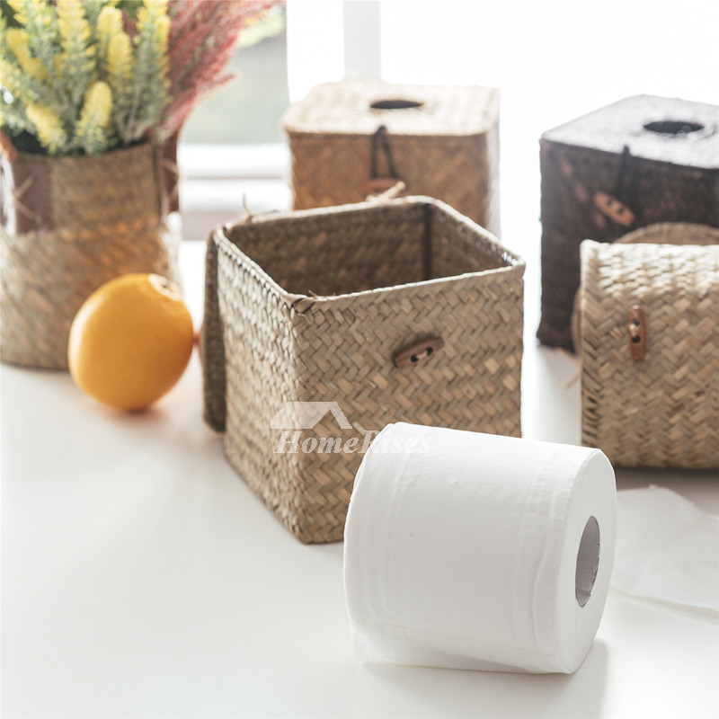 Good Quality Rattan Column/Rectangular Decorative Tissue Box Bedroom