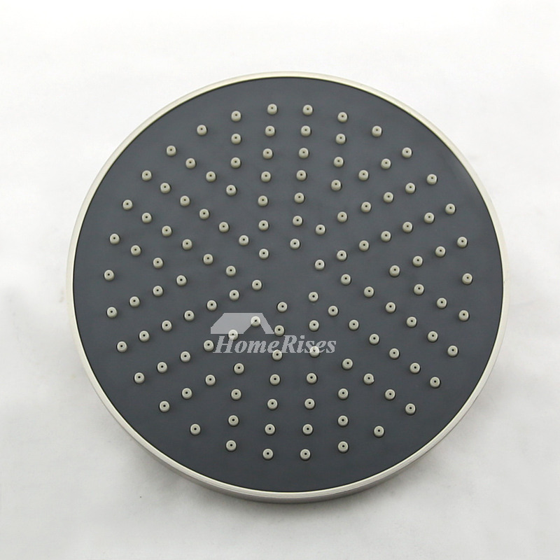 modern Single Handle Nickel Brushed Silver Shower Faucets