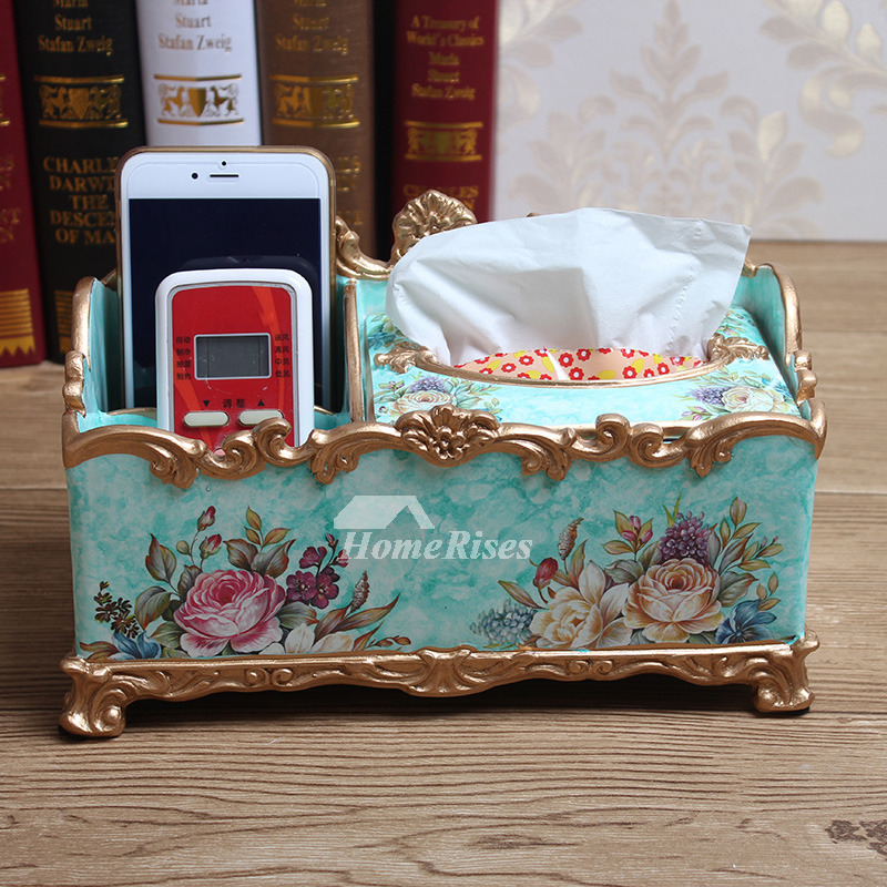 Decorative Tissue Box Resin Hand Made Vintage Facial Cover Holder