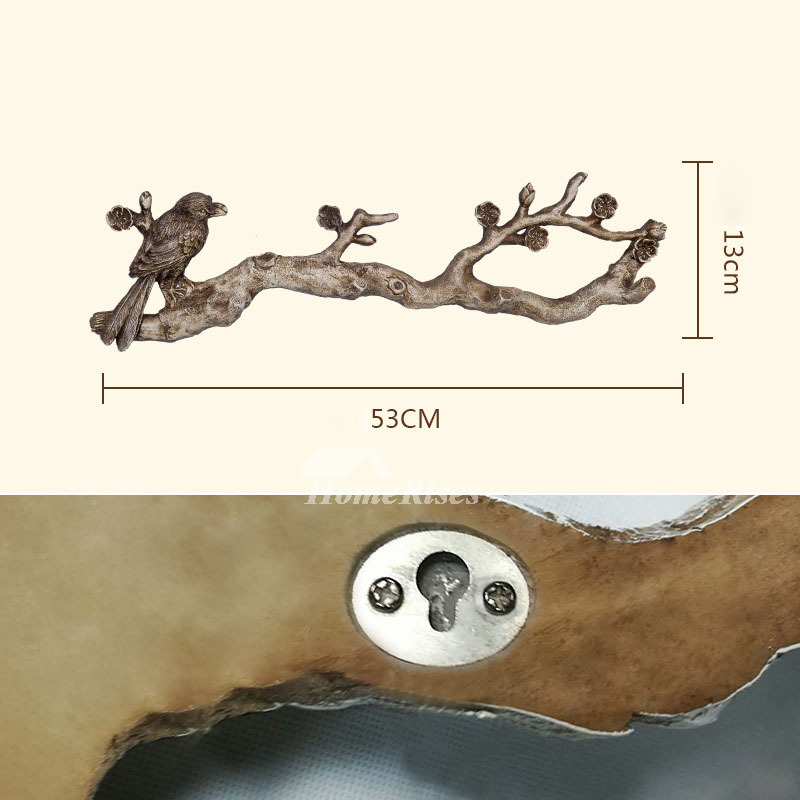 Decorative Wall Hook Rack Bathroom Resin Bird Coat Hanger Key Best