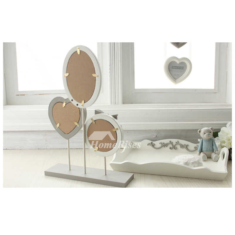 Modern Picture Frames PVC Resin Wood White Set Family