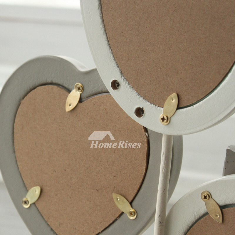 Modern Picture Frames PVC Resin Wood White Set Family