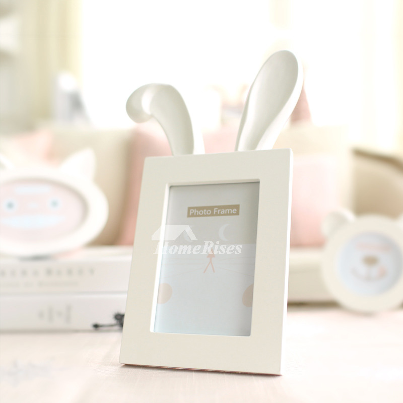 Cute Kid White Wood Decorative Unique 4X6 Picture Frames For Sale