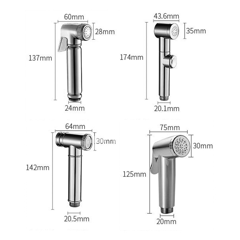 Best Hand Held Bidet ABS Plastic Brass Wall Mounted Chrome Bathroom