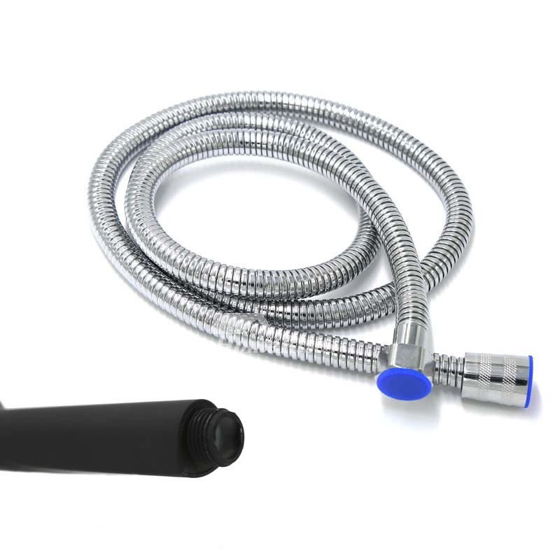 Faucet Adapter Hose Installation Stainless Steel Metal Silver Modern