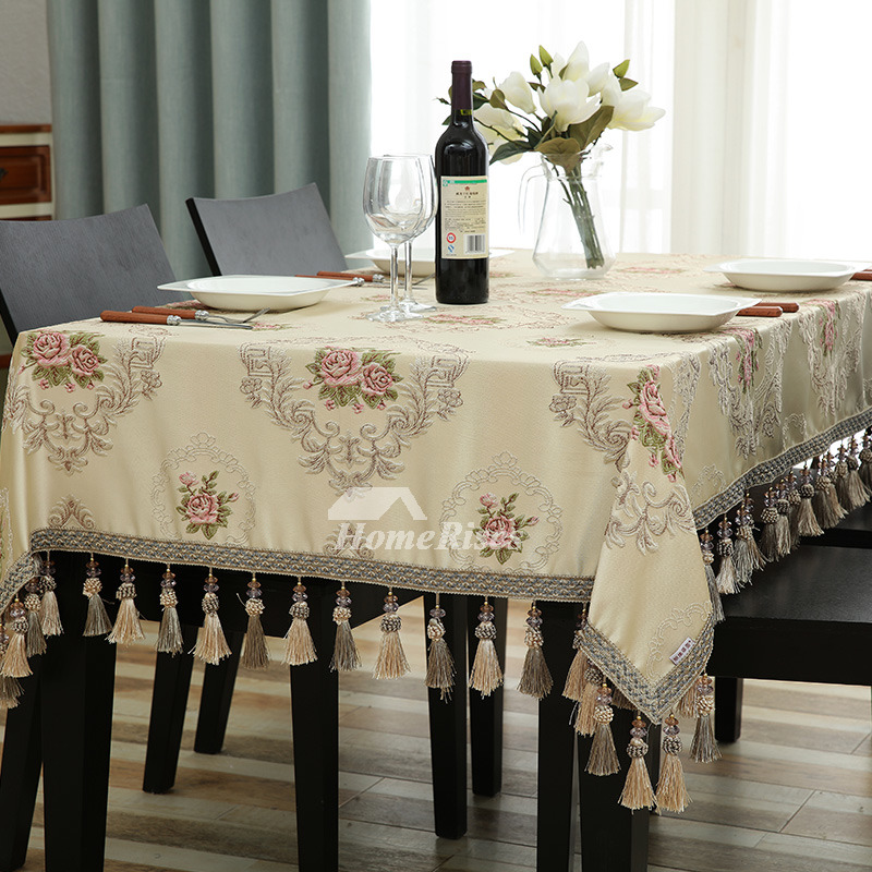 Vintage 70 Inch Rectangle/Square Polyester Tablecloths For Sale