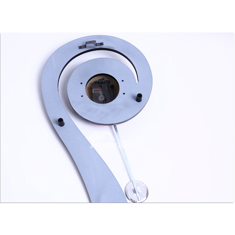 Pendulum Wall Clock Personalized Wooden Decorative Modern Silent