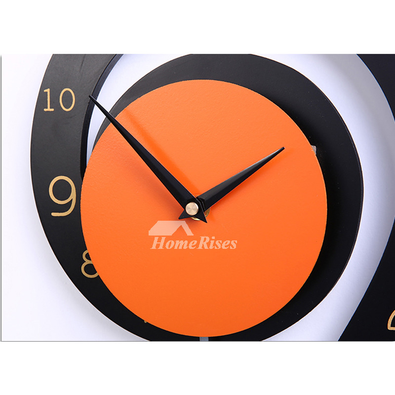 Pendulum Wall Clock Personalized Wooden Decorative Modern Silent