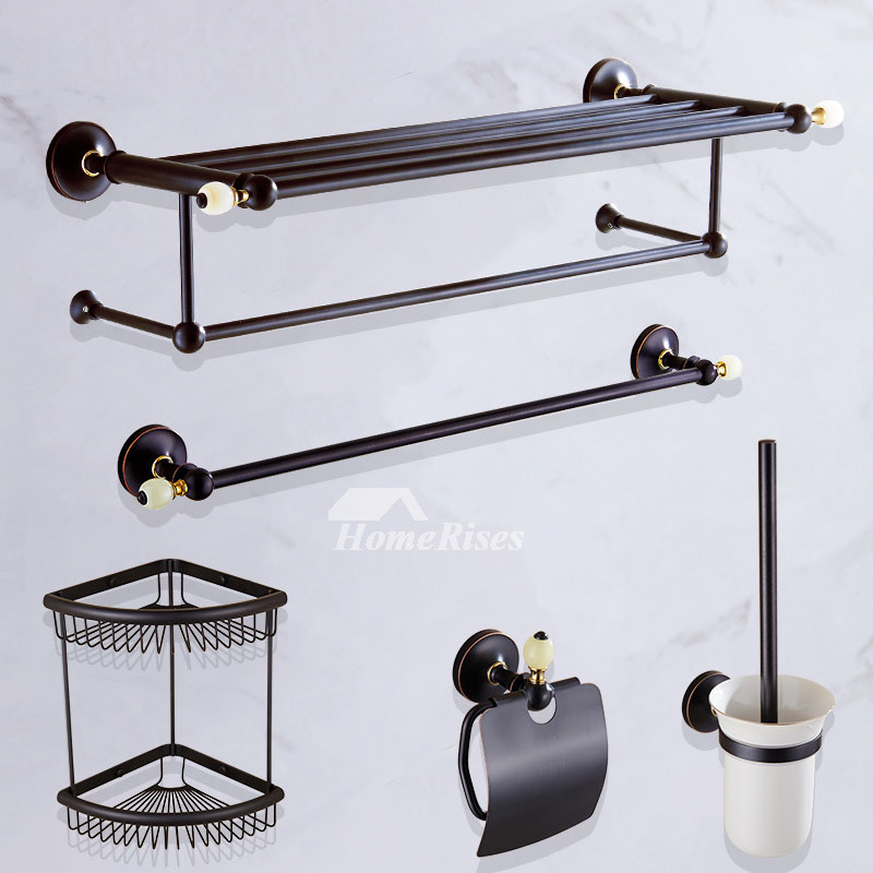 Black Brass Bathroom Accessories Oil Rubbed Bronze Antique Marble