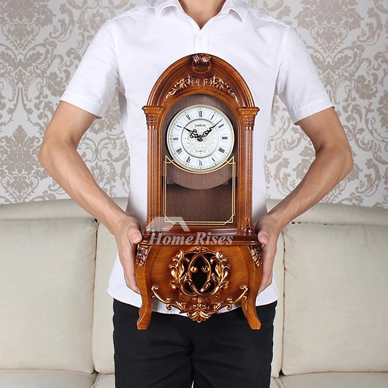 Pendulum Musical 10 Inch Table Clock Decorative Large Chinese Style