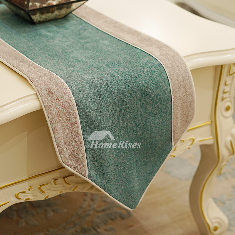 Chenille Elegant Table Runners Decorative 72 Inch Dining Room