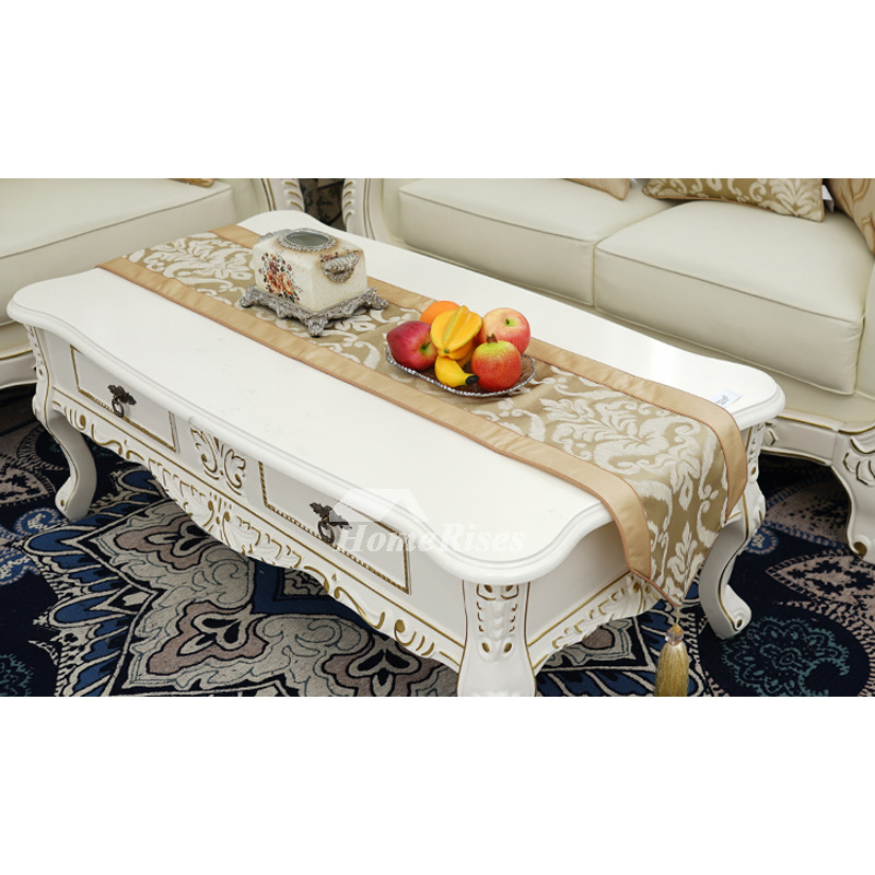 Elegant Table Runners Silk Coffee Party Decor Striped 72 Inch