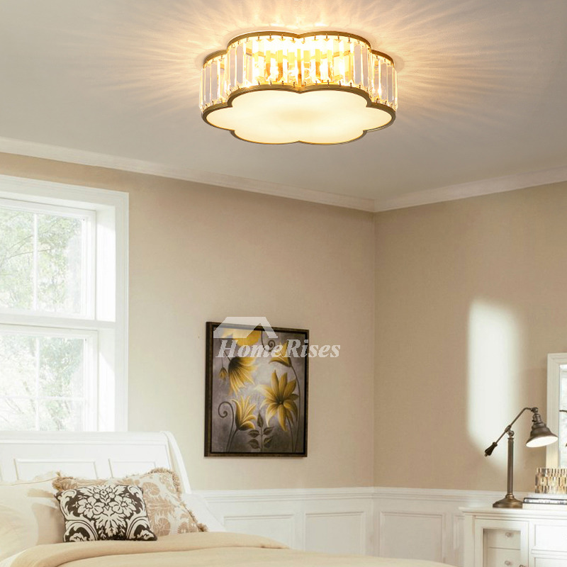 Cloud Crystal Craftsman Style Ceiling Lights Brass Luxury Contemporary ...
