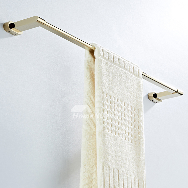 Bathroom Towel Rack Polished Brass Gold Wall Mount Towel Bars Toilet ...